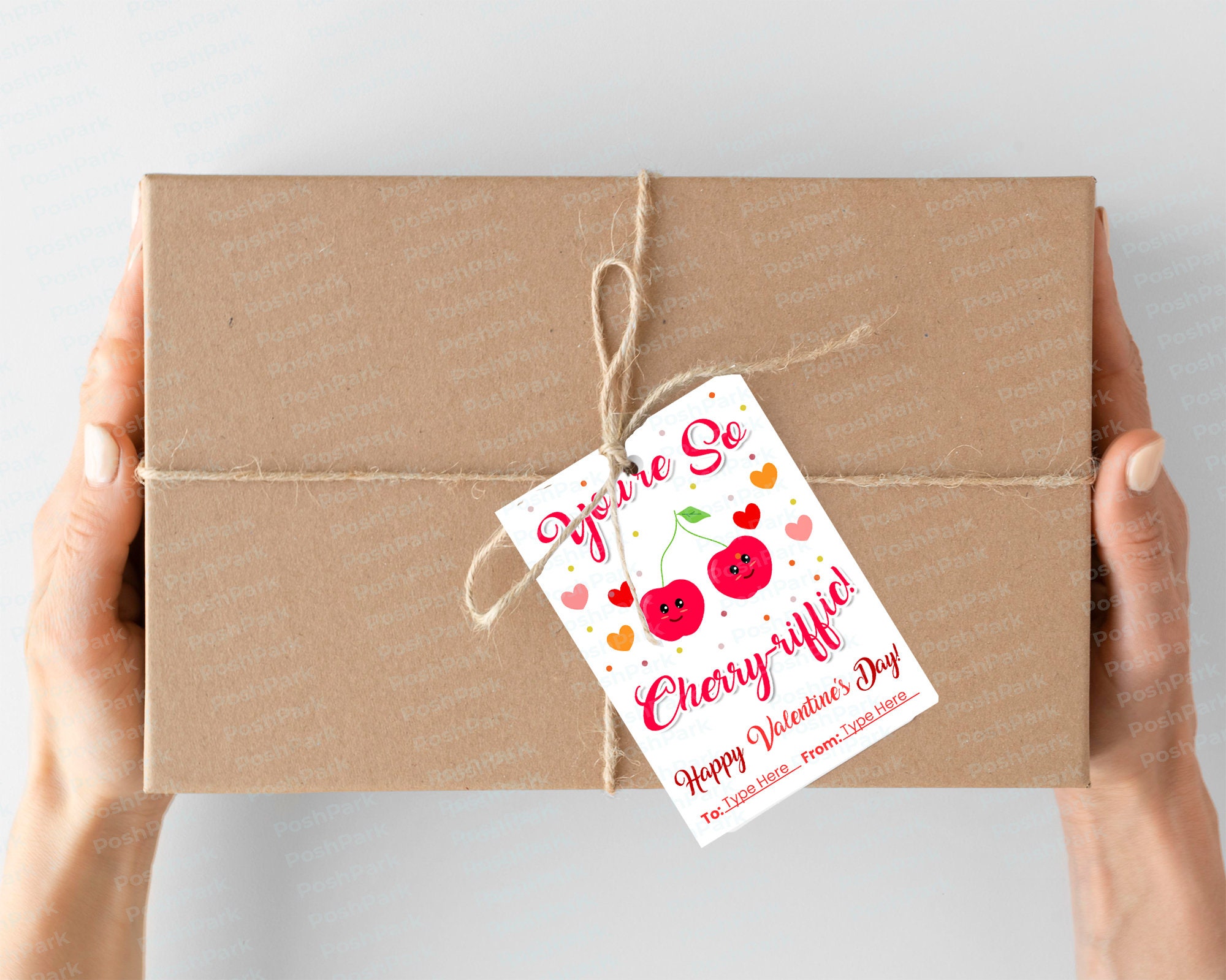 Valentine's Day Gift Tag Editable Teacher School Staff - Etsy