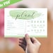 Printable PDF Plant Care Card Plant Care Template Multi Use - Etsy