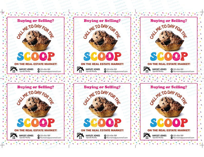 EDITABLE Real Estate Pop Bys Summer Real Estate Pop by - Etsy