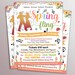 Editable Spring Fling Flyer, PTO PTA School Dance Flyer, Easter Party ...