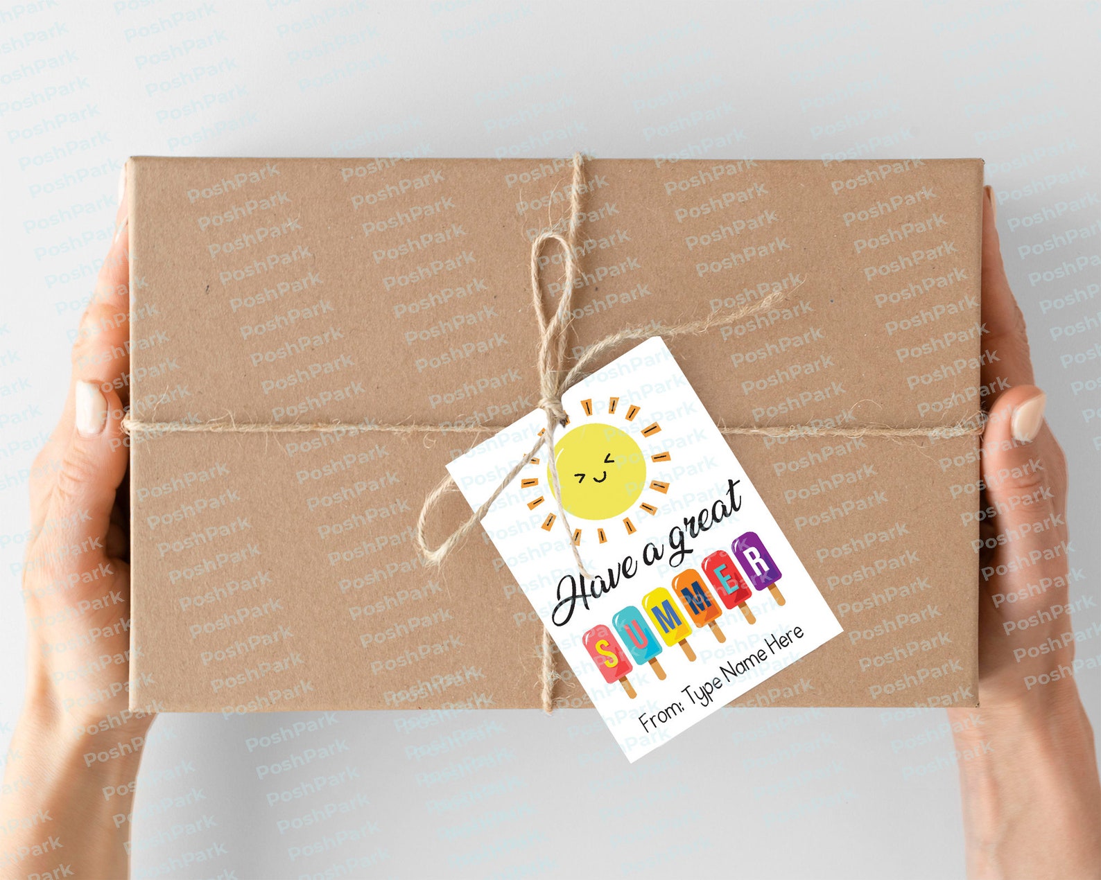 EDITABLE Summer Gift Tag, Have a Great Summer Tag From Teacher, Cute ...