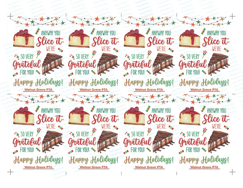 Any Way You Slice It We Are Grateful for You Editable - Etsy