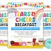 EDITABLE Tears and Cheers Breakfast Invitation, Back to School PTA PTO ...