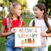 Printable Welcome Library School Sign PDF, Classroom Decor, School ...
