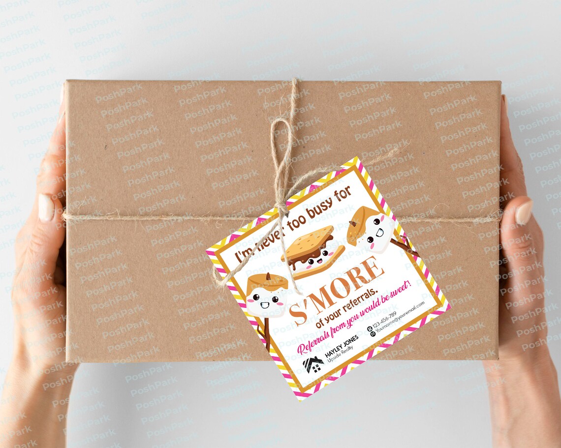 S'MORES Real Estate Pop by Tags, Thanks for Your Referrals, Smore ...