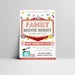 Editable Family Movie Night Flyer, School Church Benefit Fundraiser ...