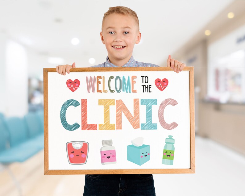 Printable Welcome to the Clinic, PDF School Clinic Decor, School Clinic ...