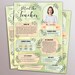 Meet the Teacher Editable Greenery Template, Photo Teacher Letter ...