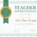 Editable Teacher Appreciation Award Certificate Template Set - Etsy