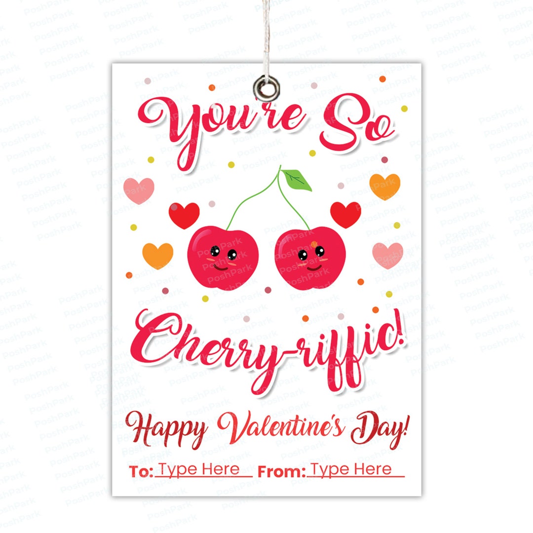Valentine's Day Gift Tag, Editable Teacher School Staff Appreciation ...