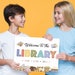 Welcome Library School Sign, Printable School Library Poster Classroom ...