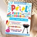 Editable Pool Party and BBQ Invitation, Summer Party Invite, Pool Party ...