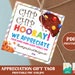 PDF Cookie Thank You Tag, Chip Chip Hooray Printable, Staff ...