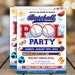 Editable End of Season Baseball Pool Party, Baseball Pool Bash, Party ...