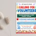 Volunteer Recruitment Flyer PTO PTA Volunteer Flyer (Download Now) - Etsy