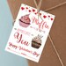 Valentines Day Appreciation Gift Tag Bundle, Set of 6 Editable Teacher ...