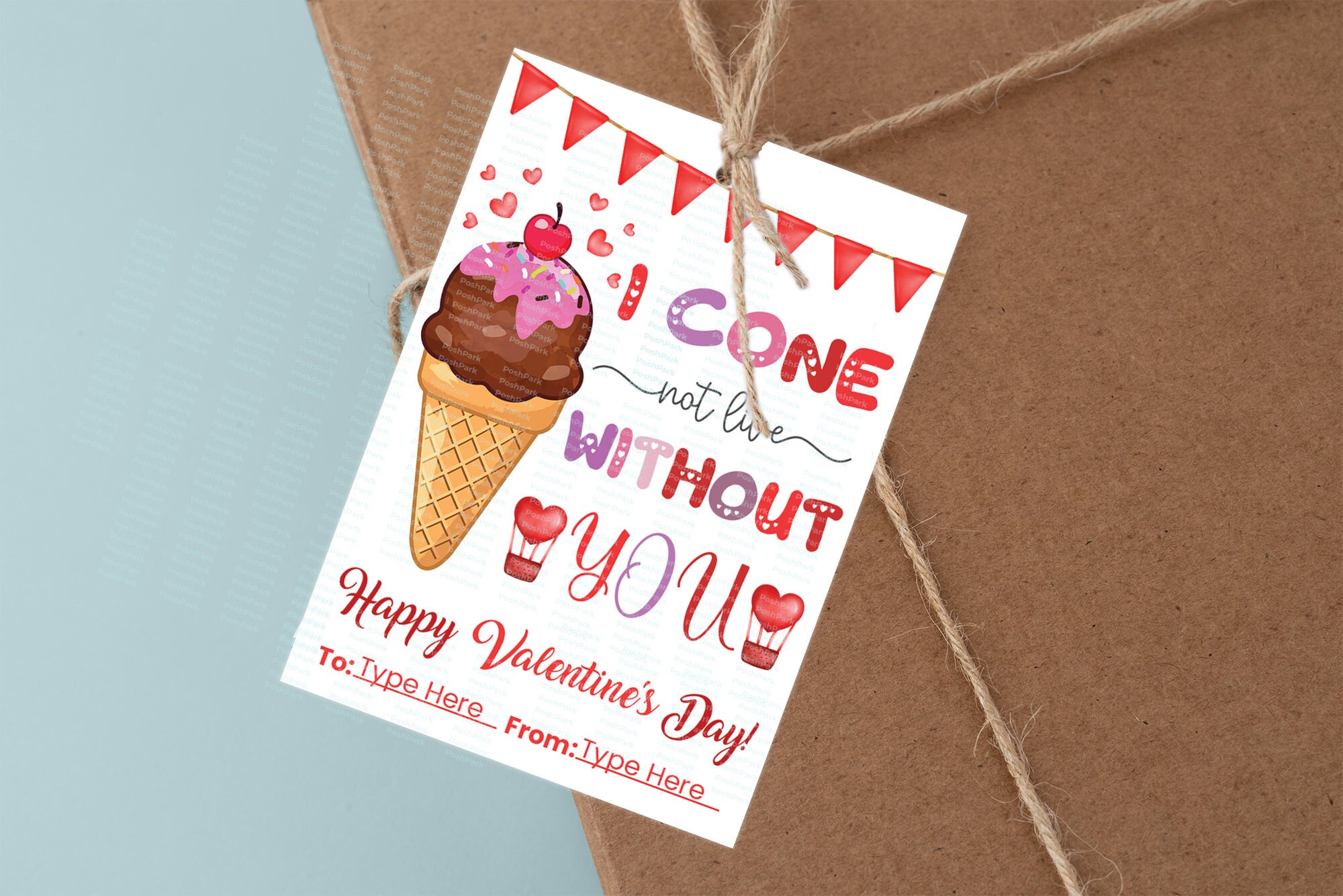 Valentines Day Appreciation Gift Tag Bundle Set of 6 Editable - Etsy