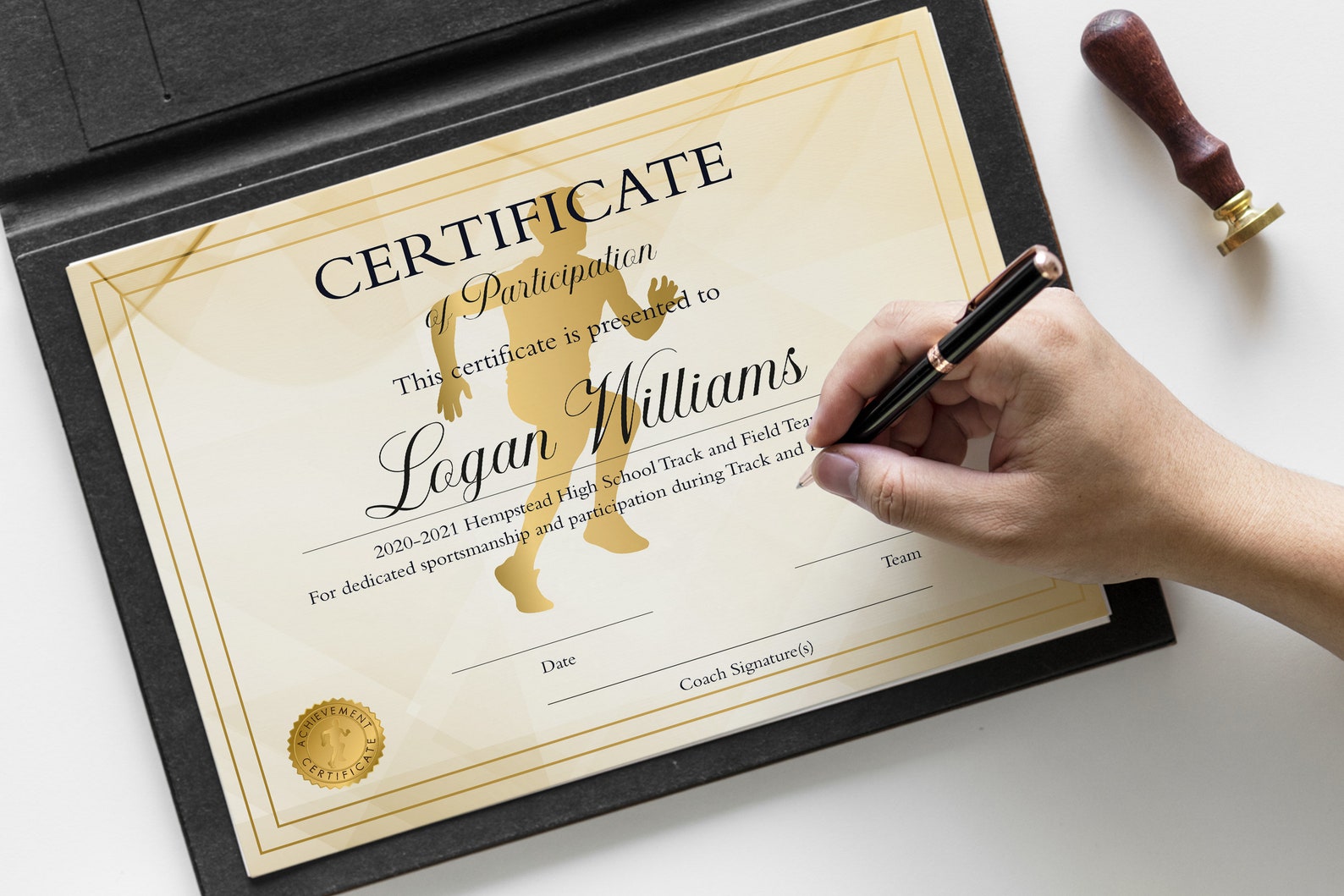 Editable Boys Cross Country Certificate Template, Boys Cross Country ...