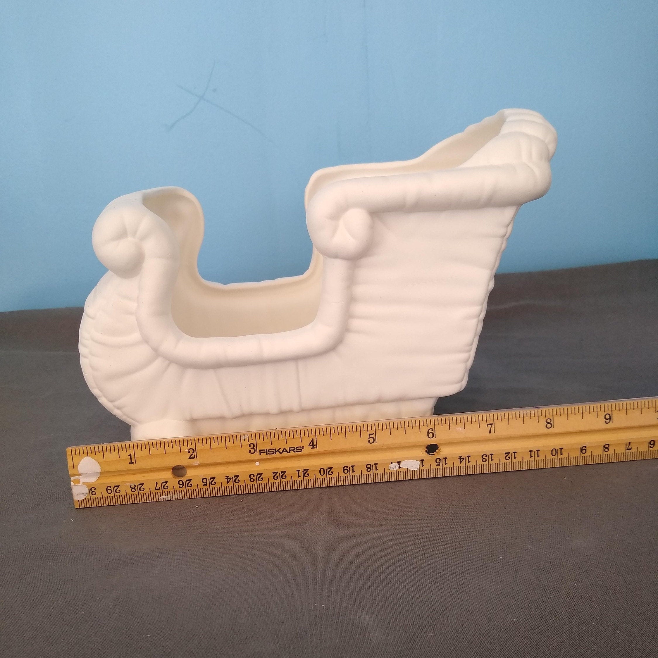 Ceramic Sleigh / Ready to Paint / Christmas Sleigh / Santa - Etsy