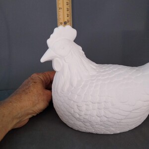 Ready to Paint Ceramic Chicken / Ceramic Hen / Paintable Hen / Bisque ...