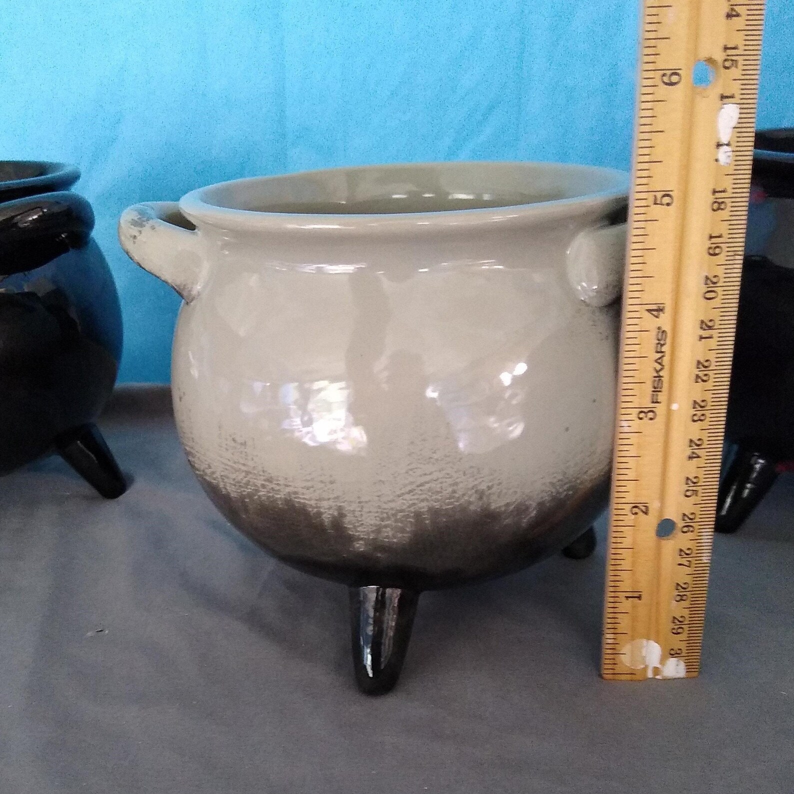 Ceramic Cauldron / Halloween Cauldron / Witches Cauldron / - Etsy