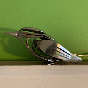 Bird Silverware Sculpture - Etsy