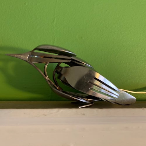 Bird Family Silverware Art - Etsy