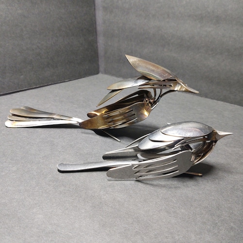 Silverware Bird - Etsy
