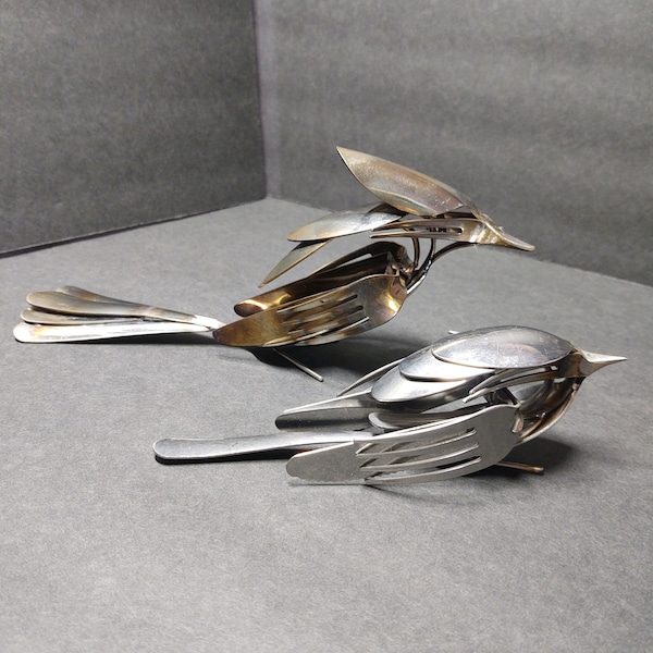 Silverware Art - Etsy