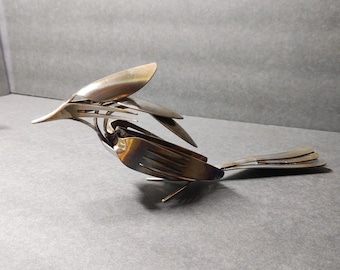 Bird Silverware Sculpture - Etsy