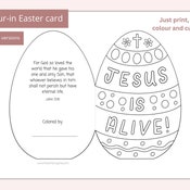 The Easter Story Craft for Kids, Sunday School Craft, Bible Story Craft ...