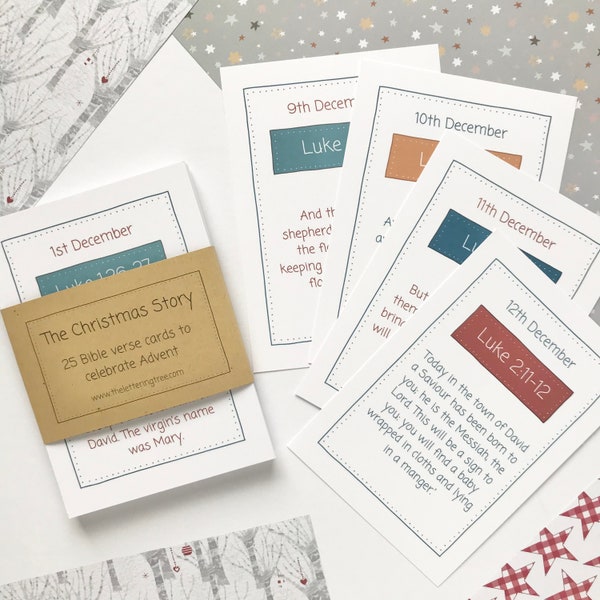 Christian Advent Calendar - Etsy