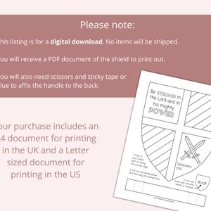 Printable Armor of God Activity | Bible Verse Craft for Kids | Sunday ...