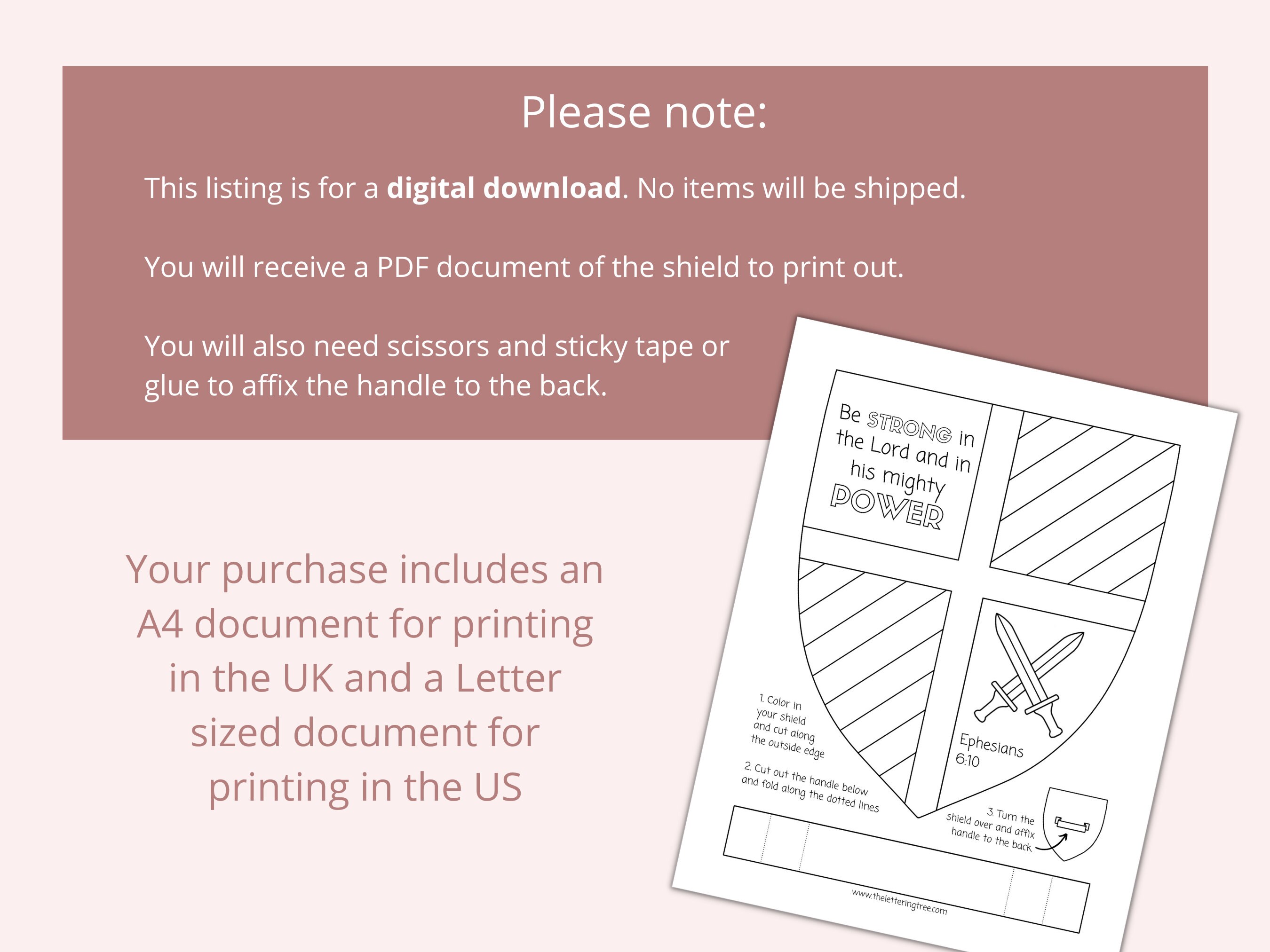 Printable Armor of God Activity | Bible Verse Craft for Kids | Sunday ...
