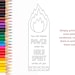Printable Pentecost Craft Activity | Pentecost Coloring Bookmarks ...