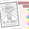 Printable Easter Card | Christian Easter Craft | Bible Crafts for Kids ...