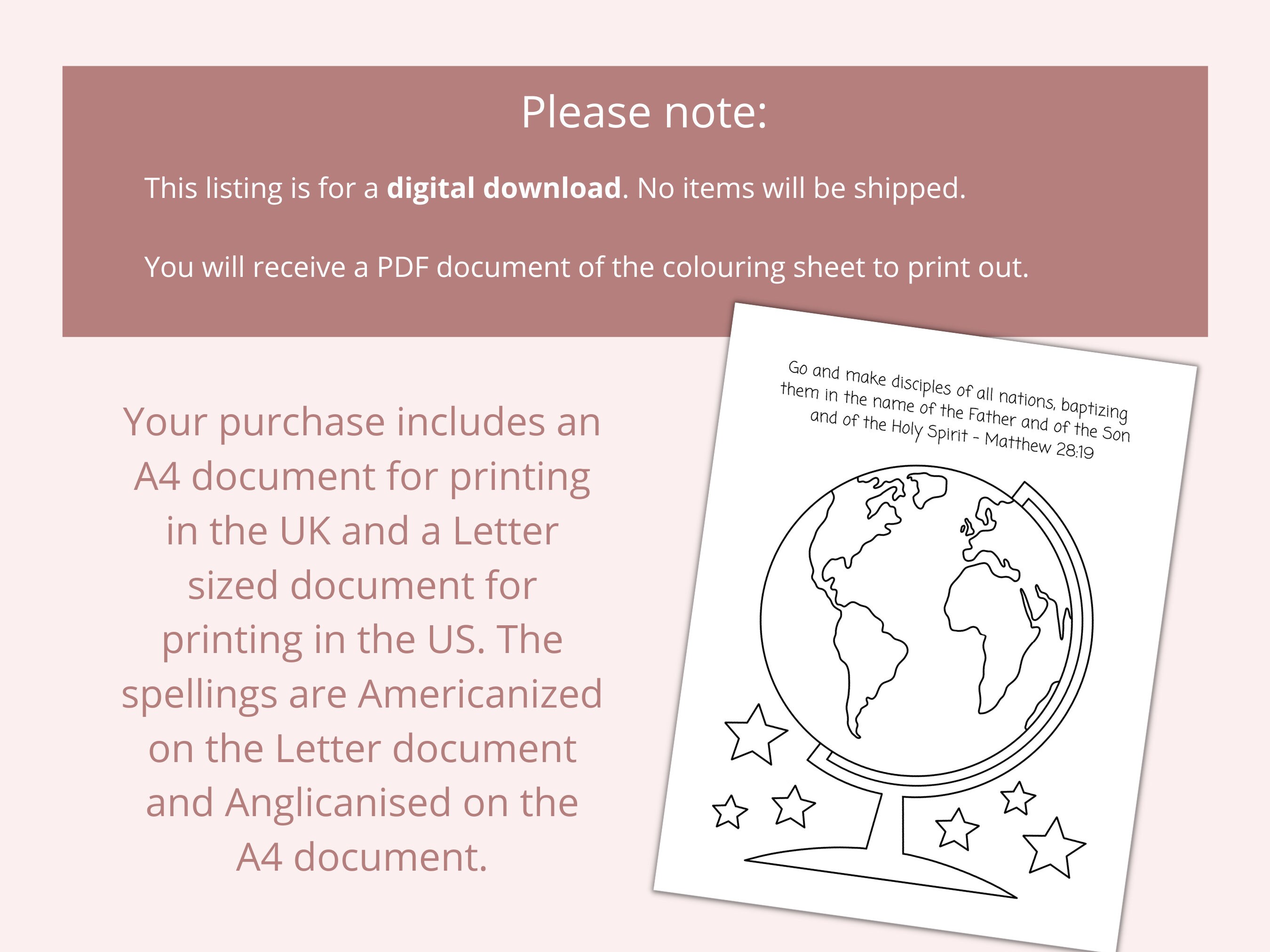 Printable Great Commission Coloring Page | Disciples of All Nations ...