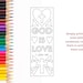 Printable Bible Verse Bookmarks | Bible Verses About Love | Kids Bible ...