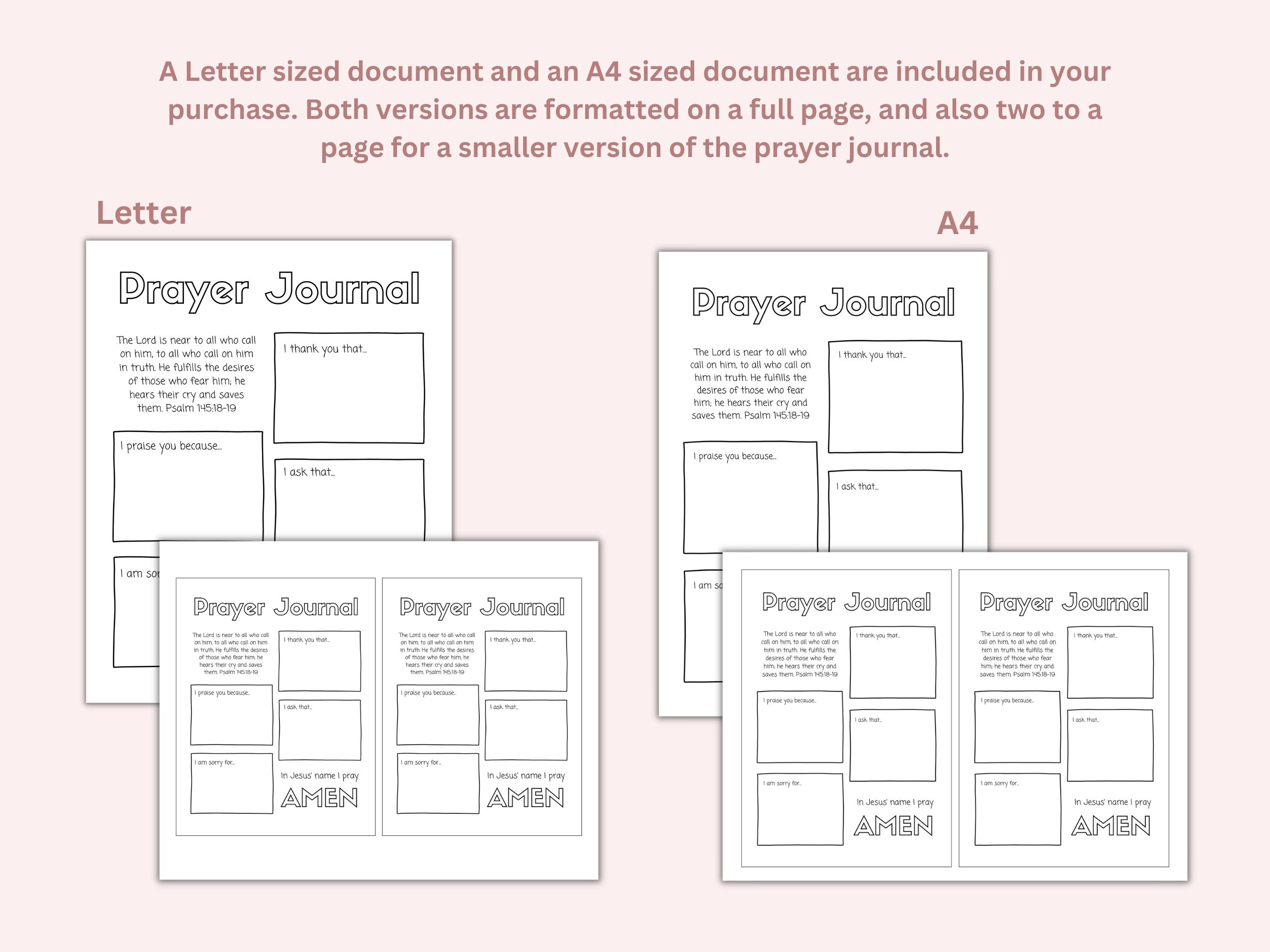Printable Kids Prayer Journal | Prayer Craft | Prayer Activity for Kids ...
