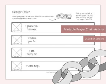 Printable Prayer Jar Labels Children Kids Sunday School Church Bible ...