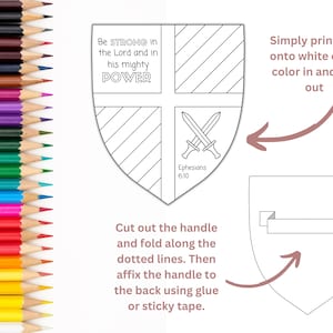 Printable Armor of God Activity | Bible Verse Craft for Kids | Sunday ...