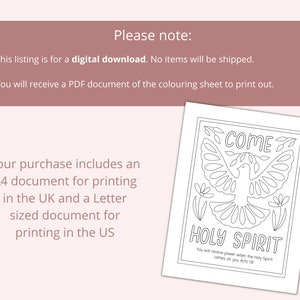 Printable Pentecost Coloring Page | Holy Spirit Coloring | Sunday ...