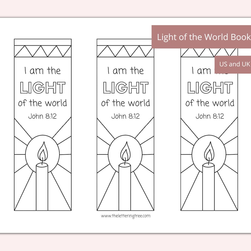 I Am Light of World - Etsy