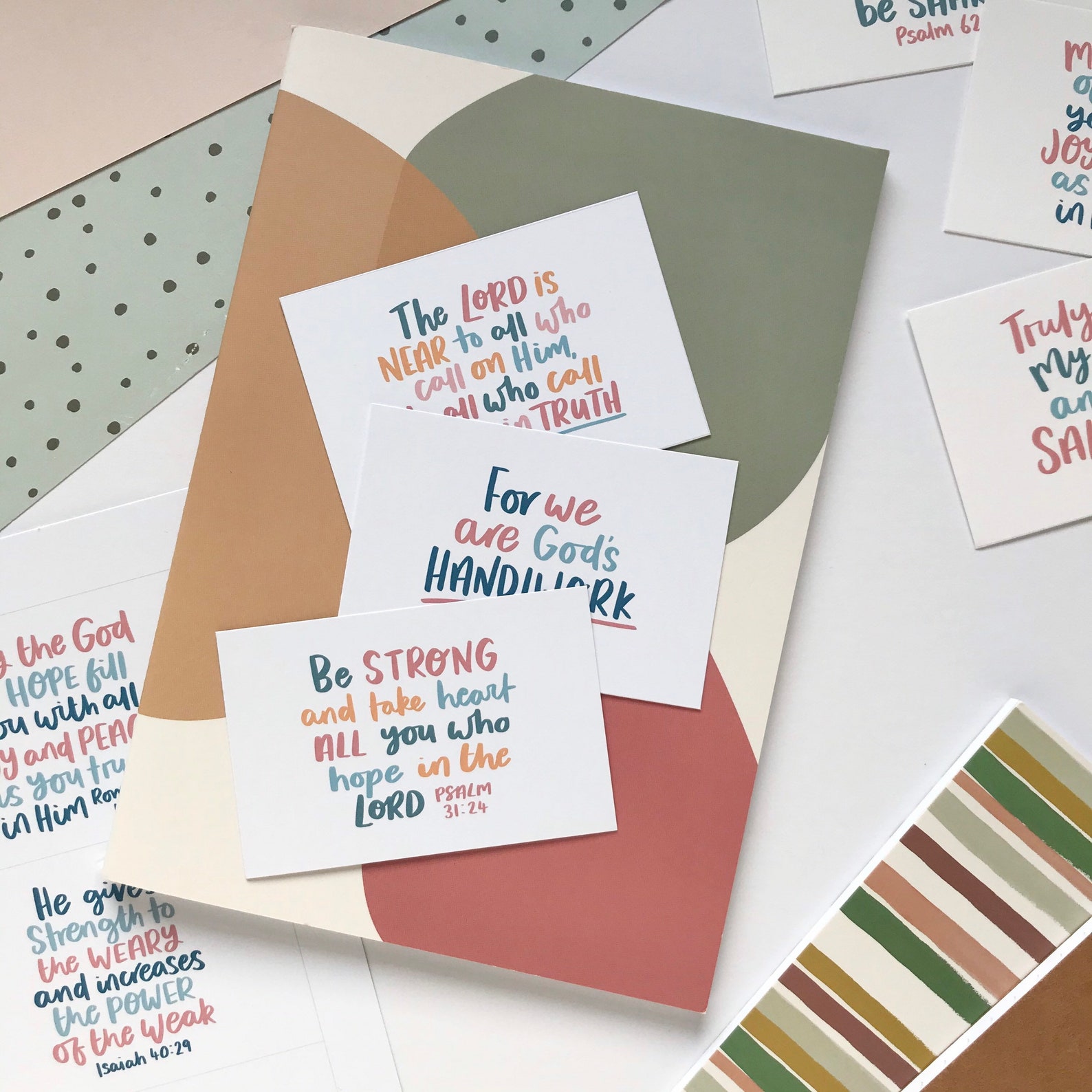 24 Bible Verse Cards | Printable Scripture Cards | Encouraging Bible ...