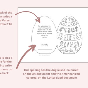 Printable Easter Card | Christian Easter Craft | Bible Crafts for Kids ...