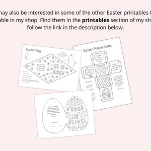 Easter Prayer Cube Printable Easter Bible Crafts Printable - Etsy