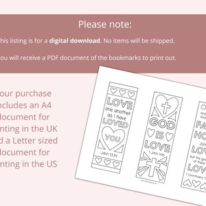 Printable Bible Verse Bookmarks | Bible Verses About Love | Kids Bible ...
