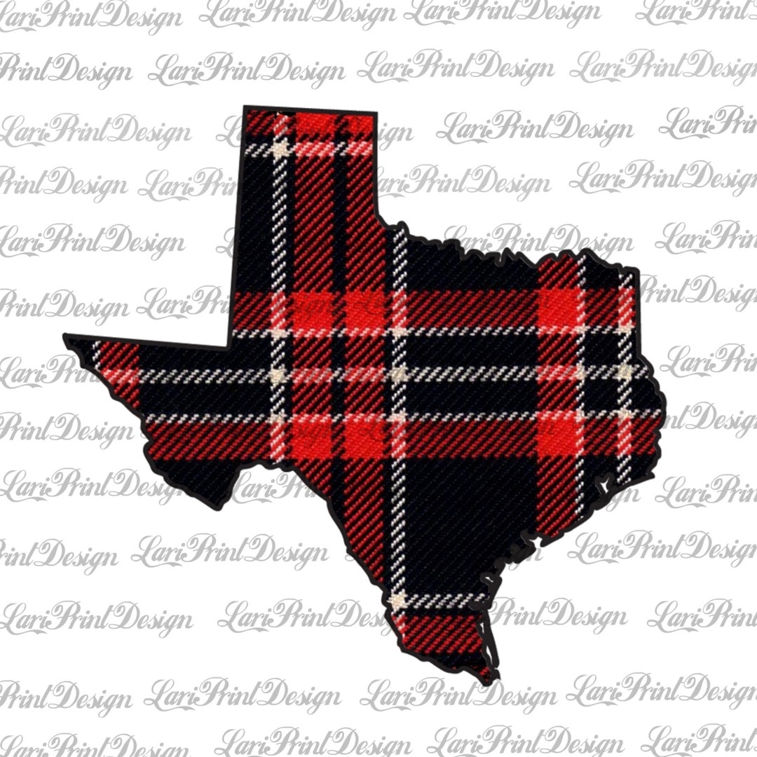 Texas Buffalo Plaid PNG, Sublimation Graphics, Instant Download ...