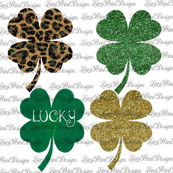 Clover Leaf Bundle Sublimation Design Instant Download | Etsy