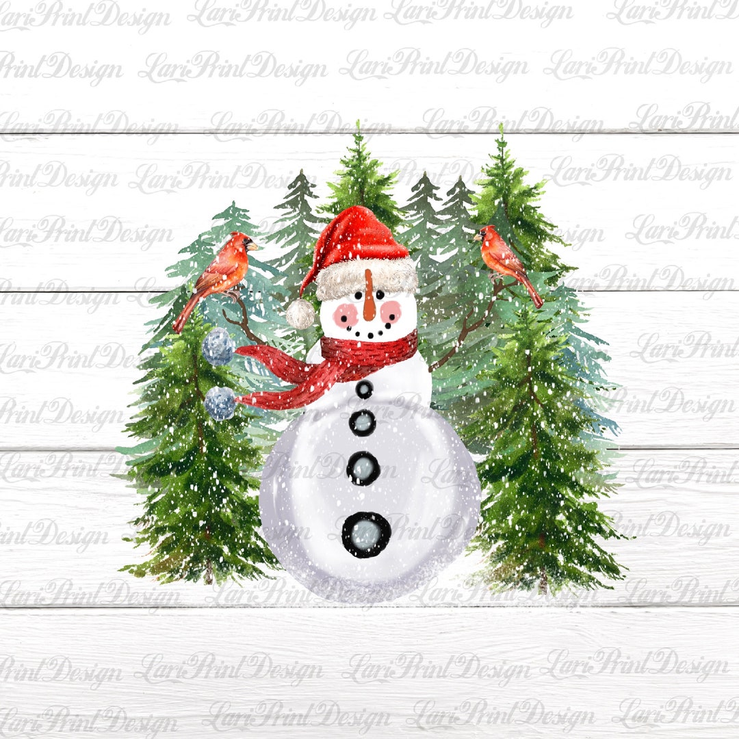 Snowman Sublimation Design Digital Download Sublimation Graphics Png ...